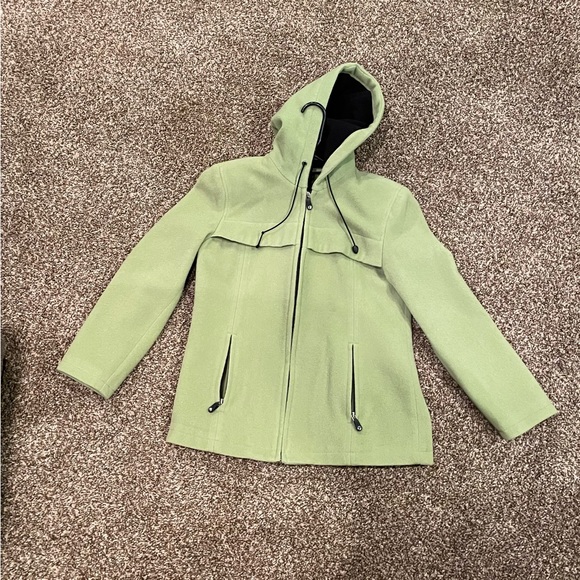 fleet street | Jackets & Coats | Fleet Street Light Green Wool Coat ...